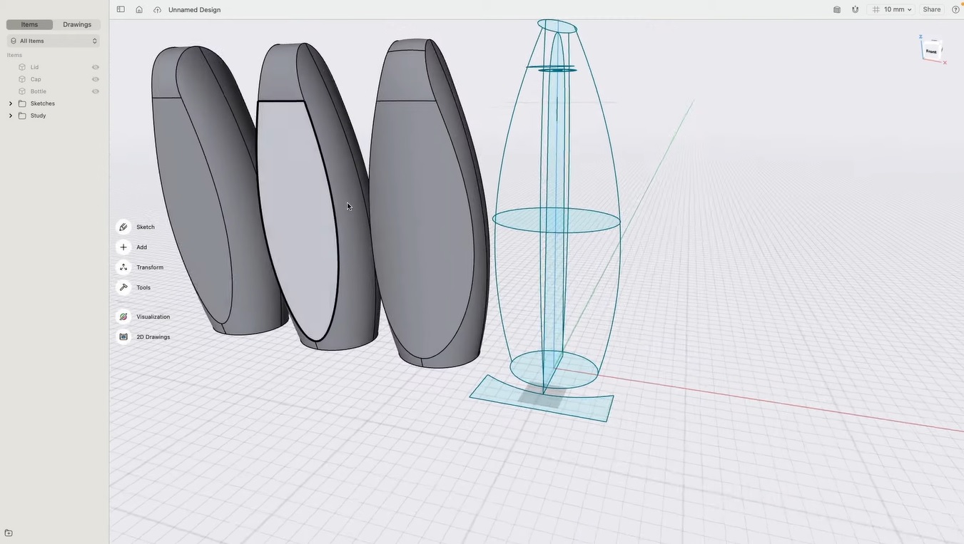 How to Create a 3D Model of a Bottle in Shapr3D